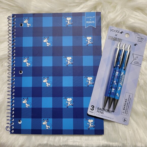 Yoobi | Office | Yoobi X Peanuts Spiral Notebook Pen Set | Poshmark